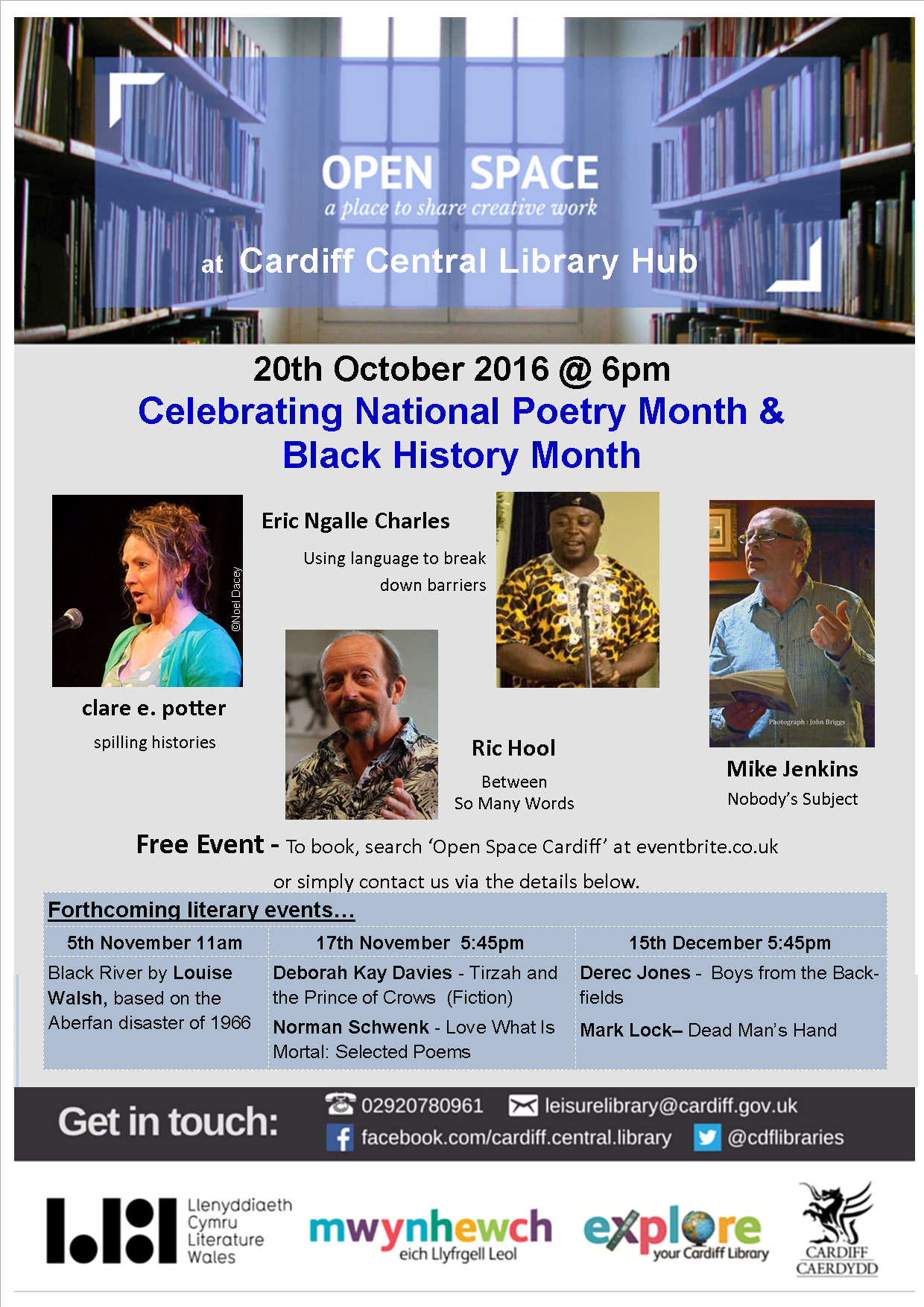 Open Space Reading – clare e potter